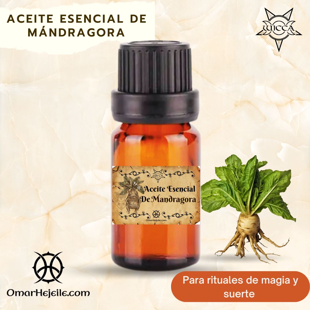 Aceite Esencial de Mandrágora – Wicca USA Tienda de Libros, productos ...
